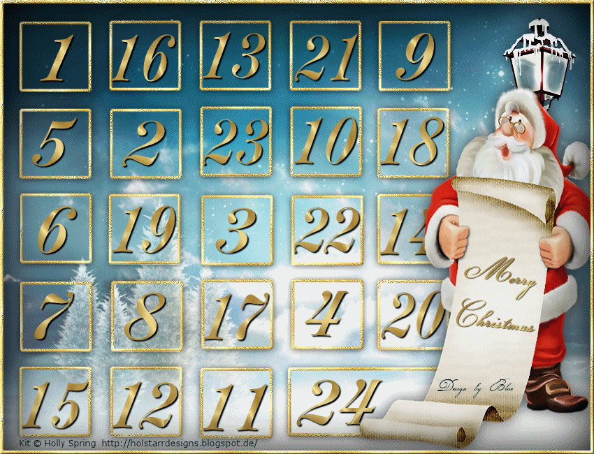 fetons noel calendrier de avent