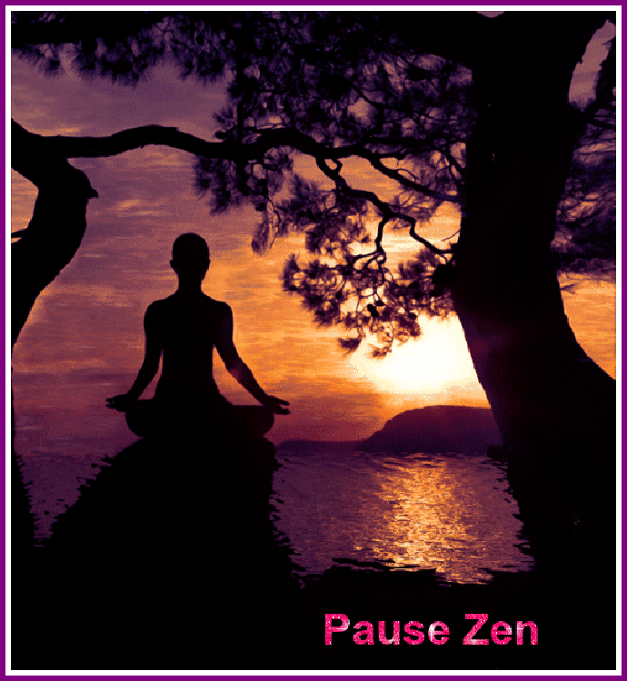 pause Zen , yoga , relax (images texte animées)