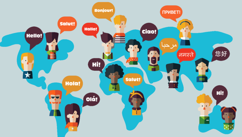 BONJOUR EN PLUSIEURS LANGUES ETRANGERES