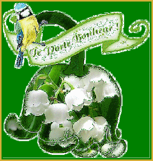 muguet 1 mai porte bonheur (gifs brins et images animés)