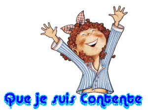 gif: coucou me revoila , que je suis contente!